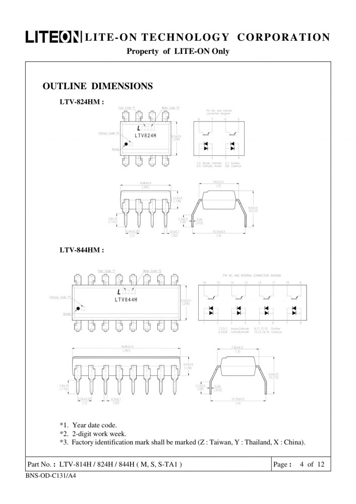 LTV-844HS datasheet page 4