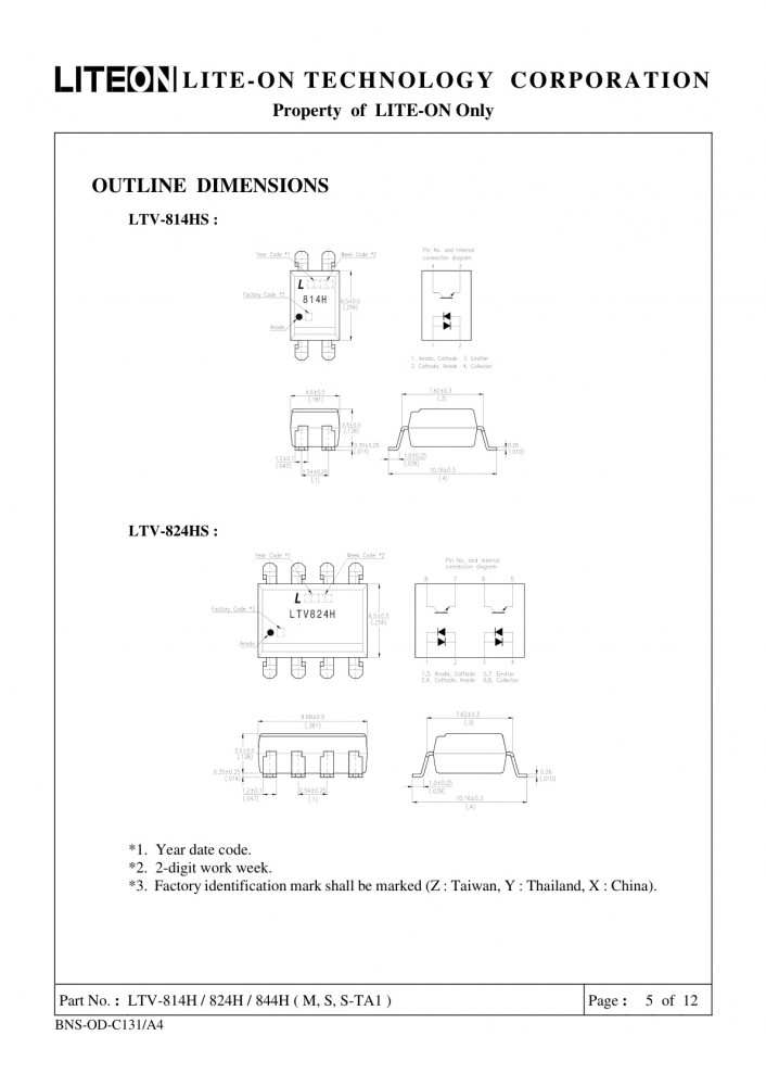 LTV-844HS datasheet page 5