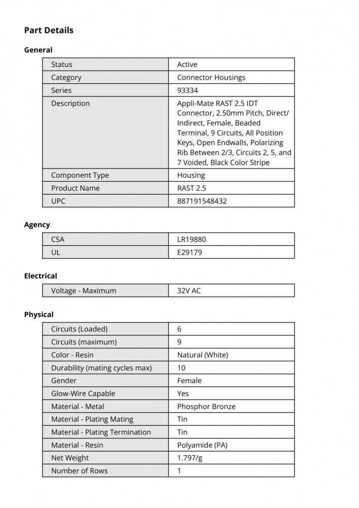 933343009 product document image, page 2
