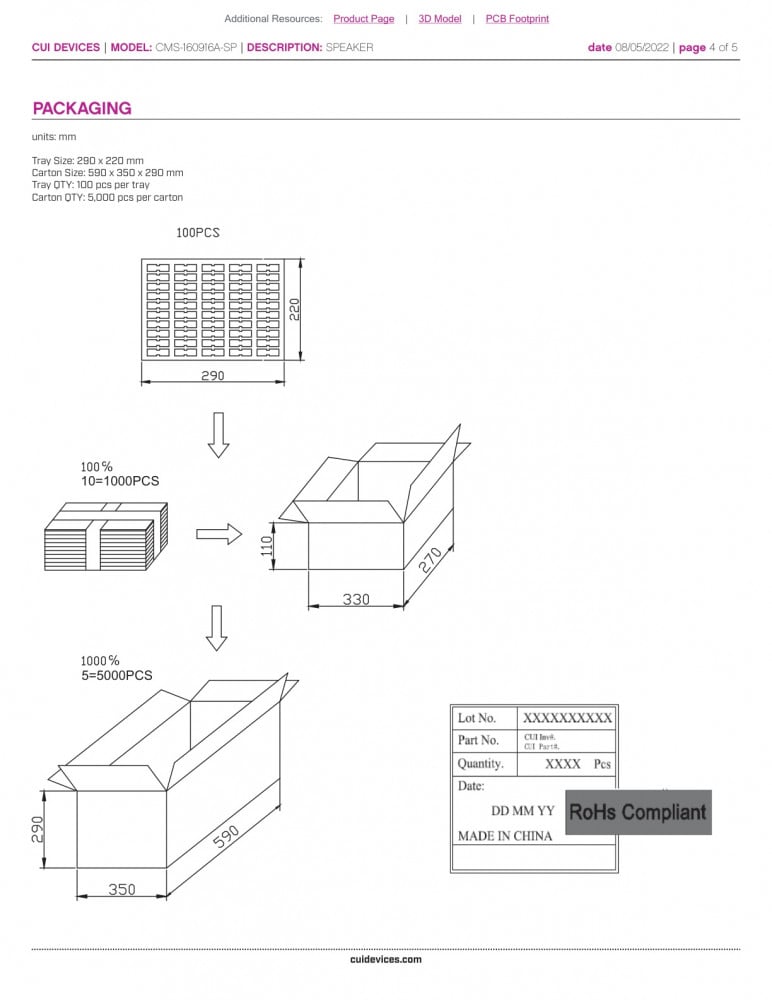 CMS-160916A-SP technical document page 4