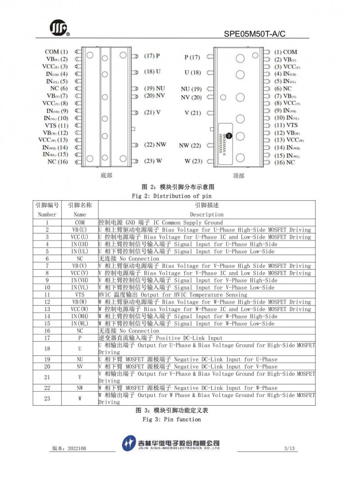 SPE05M50T-C datasheet page 3