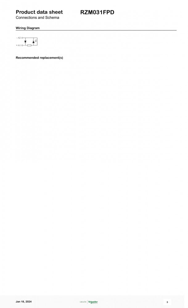 RZM031FPD technical document page 3
