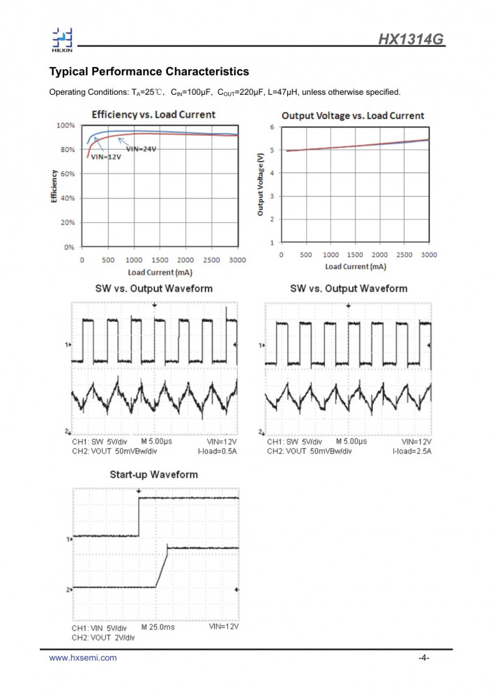 HX1314G datasheet page 4