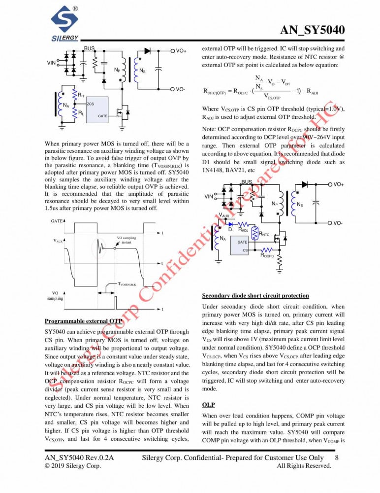 SY5040ABC datasheet page 8