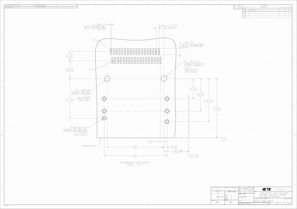 TE Connectivity 1888019-4 technical drawing page 4