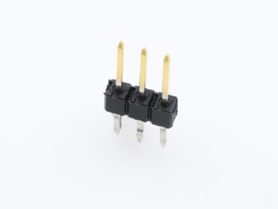 KK 254 Breakaway Header, Vertical, 6 Circuits, 0.38µm Gold (Au) Plating, Mating Pin Length 8.13mm, with Kinked PC Tails, Bag