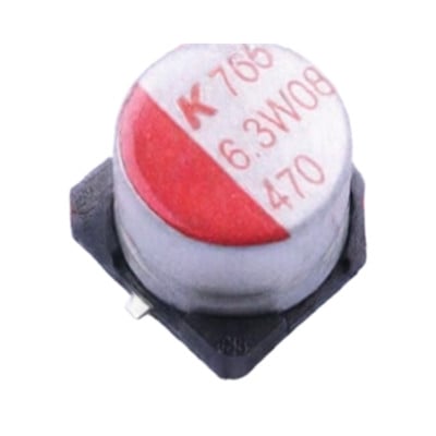 KEMET A784MS107M1JLAV028 Aluminum-Polymer Capacitor