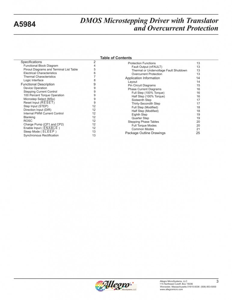 A5984 datasheet page 3