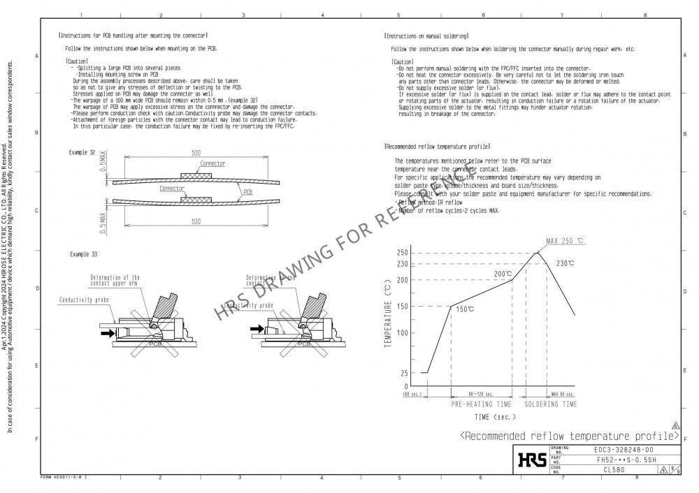 HRS FH52 datasheet page 9