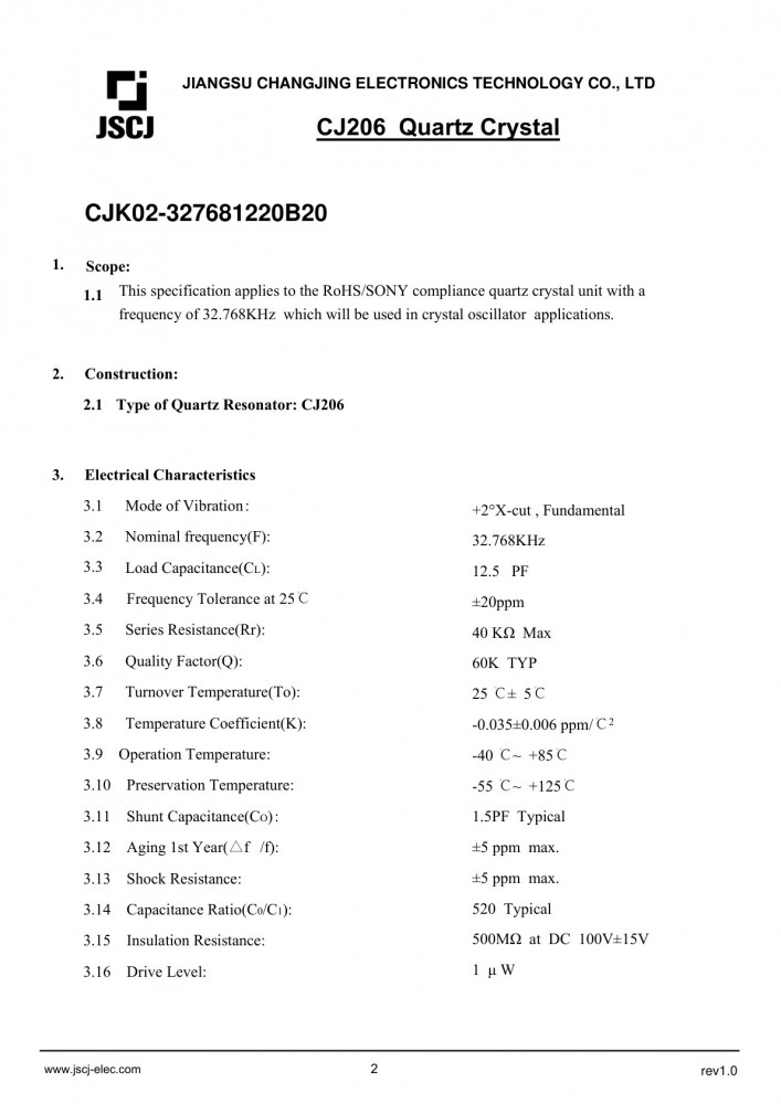 CJK02-327681220B20 specification page 2