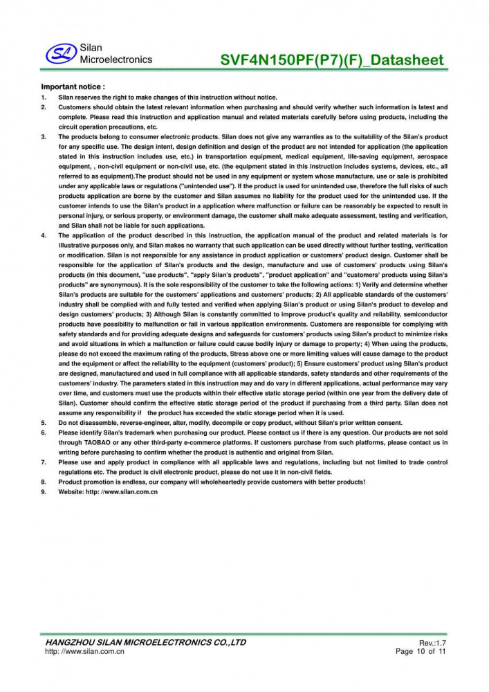 SVF4N150PF datasheet page 10