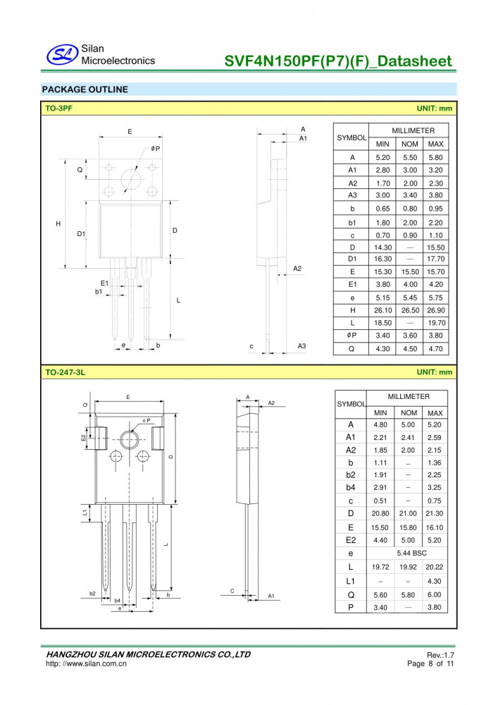 SVF4N150PF datasheet page 8