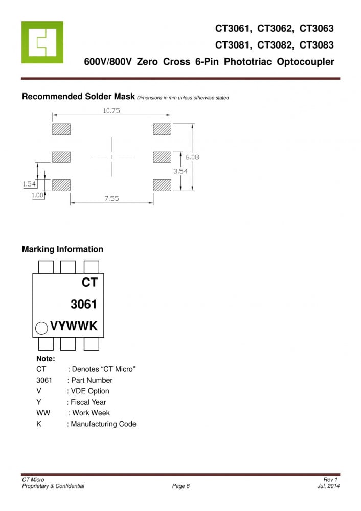 CT3061 datasheet page 8