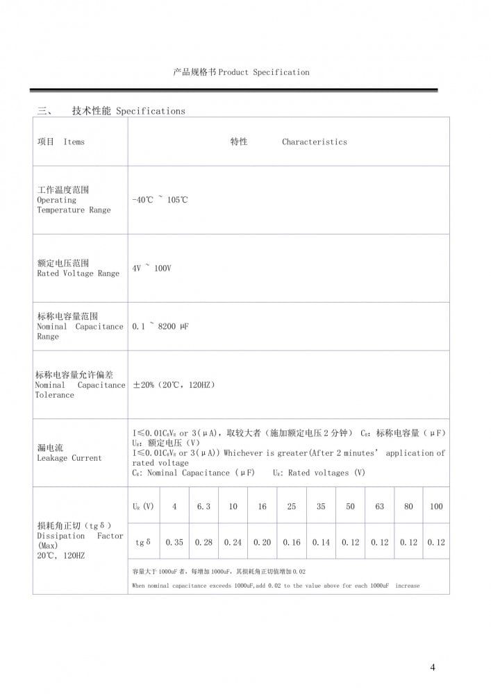 Chengx VT series datasheet page 6
