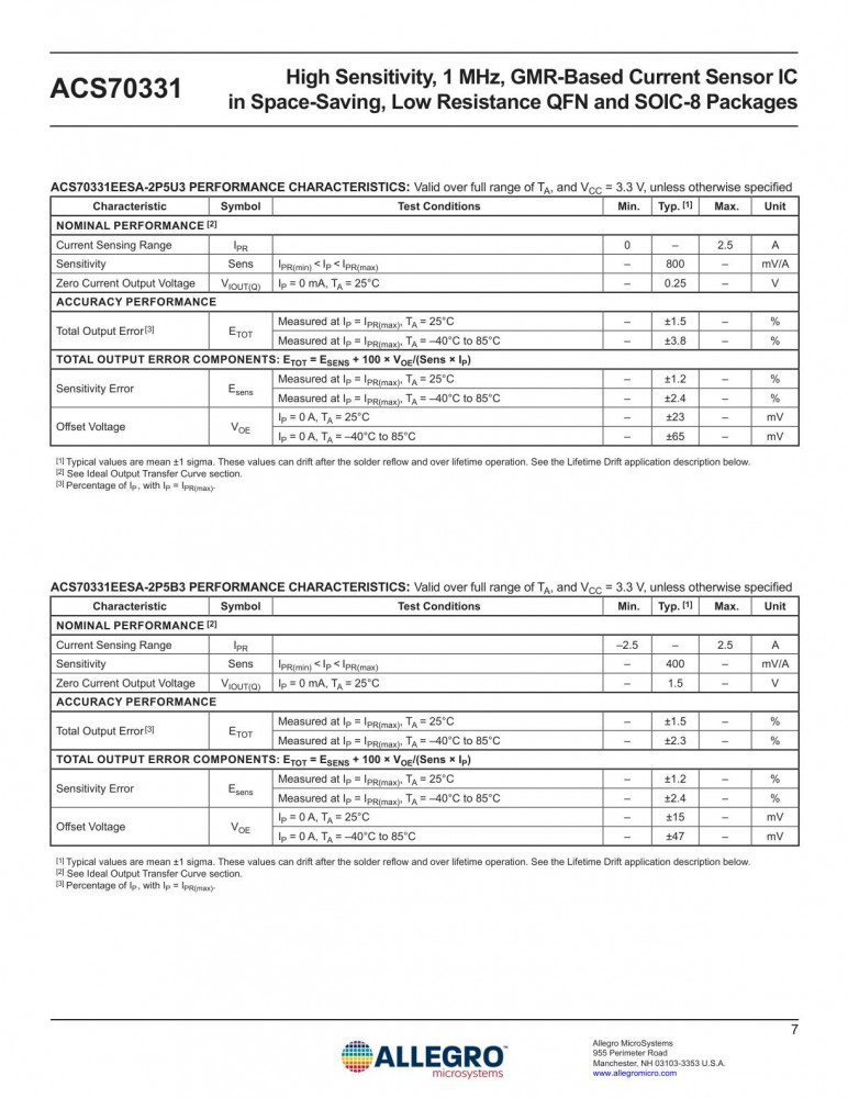 ACS70331 datasheet page 7