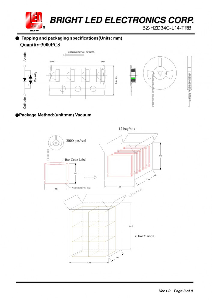 BZ-HZD34C-L14-TRB datasheet page 3