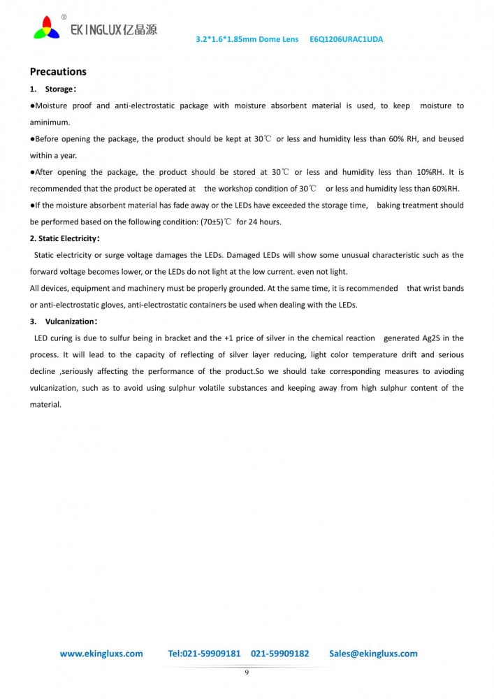 E6Q1206URAC1UDA datasheet page 9