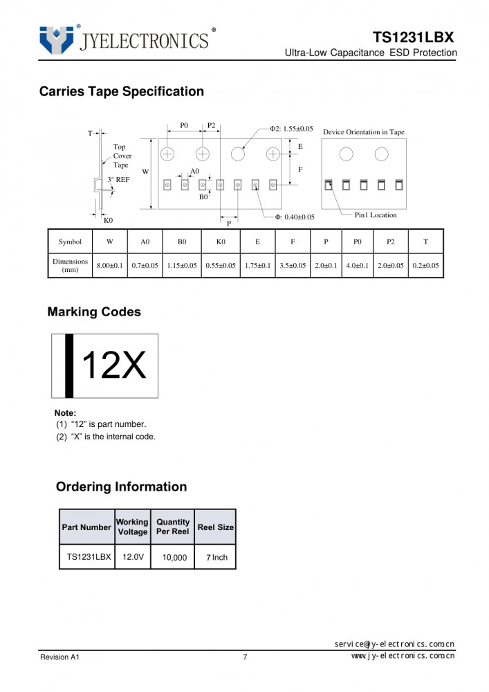 TS1231LBX datasheet page 6