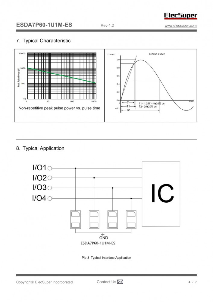 ESDA7P60-1U1M-ES datasheet page 4