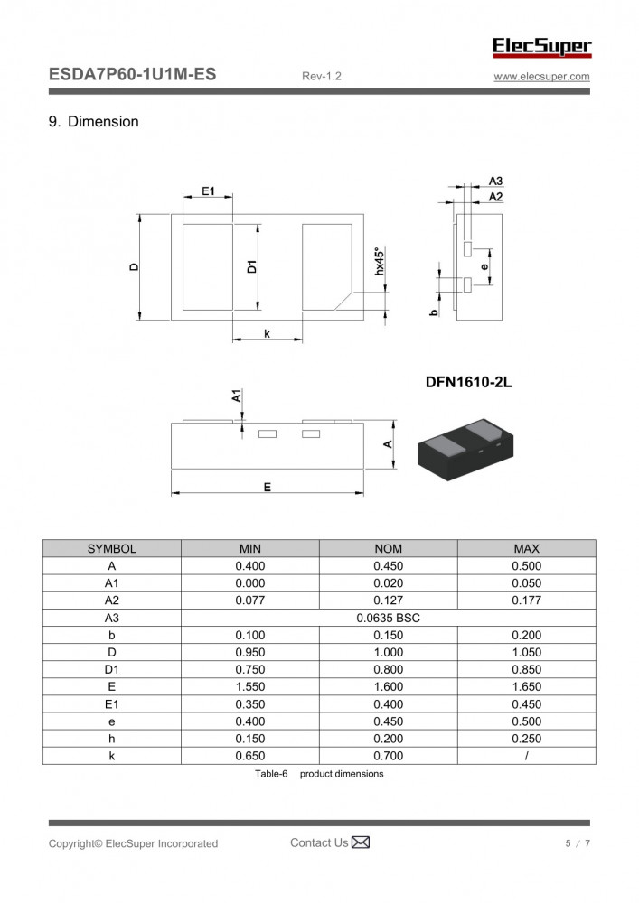 ESDA7P60-1U1M-ES datasheet page 5