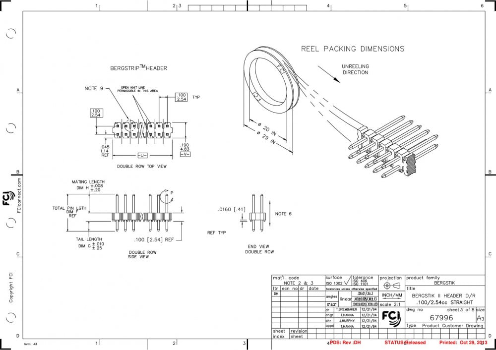 Amphenol 67996 BergStik drawing page 3