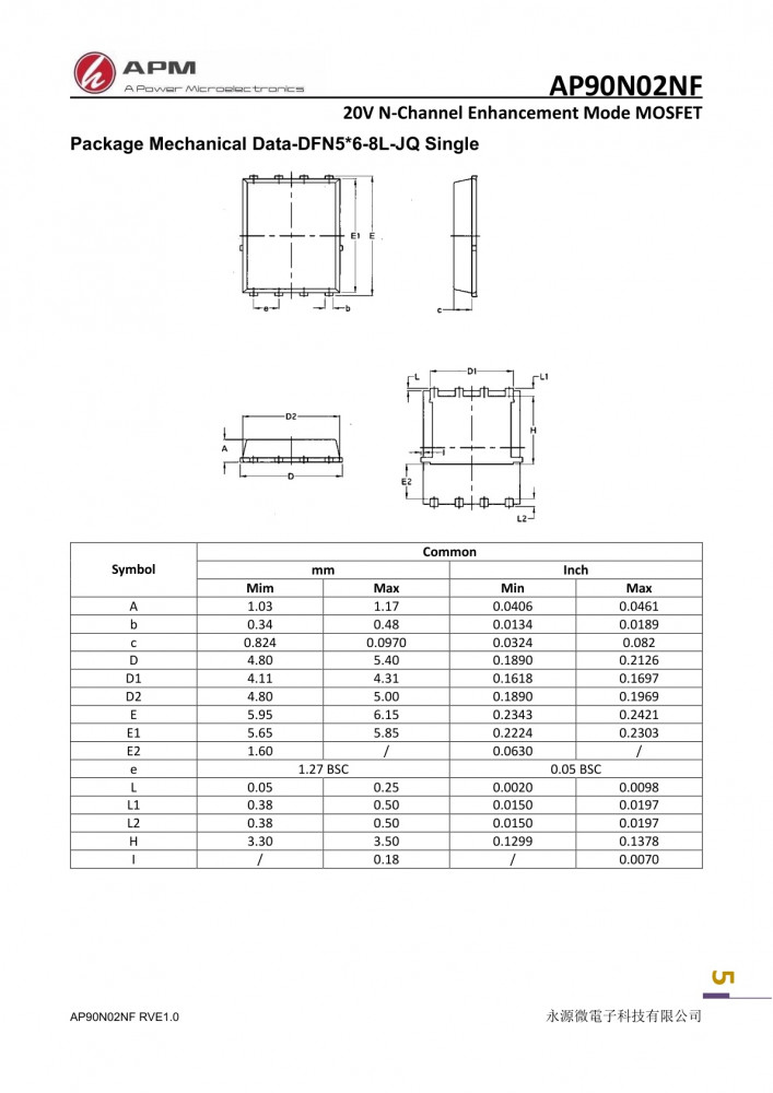 AP90N02NF datasheet page 5