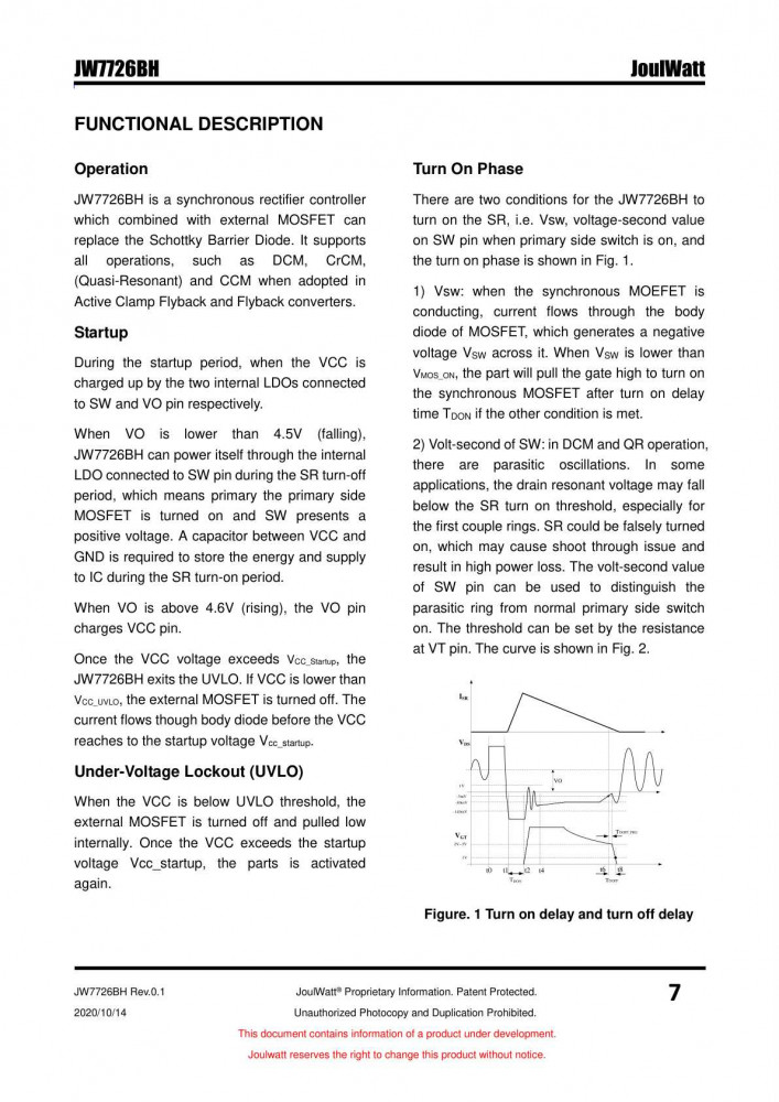 JW7726BH datasheet page 7