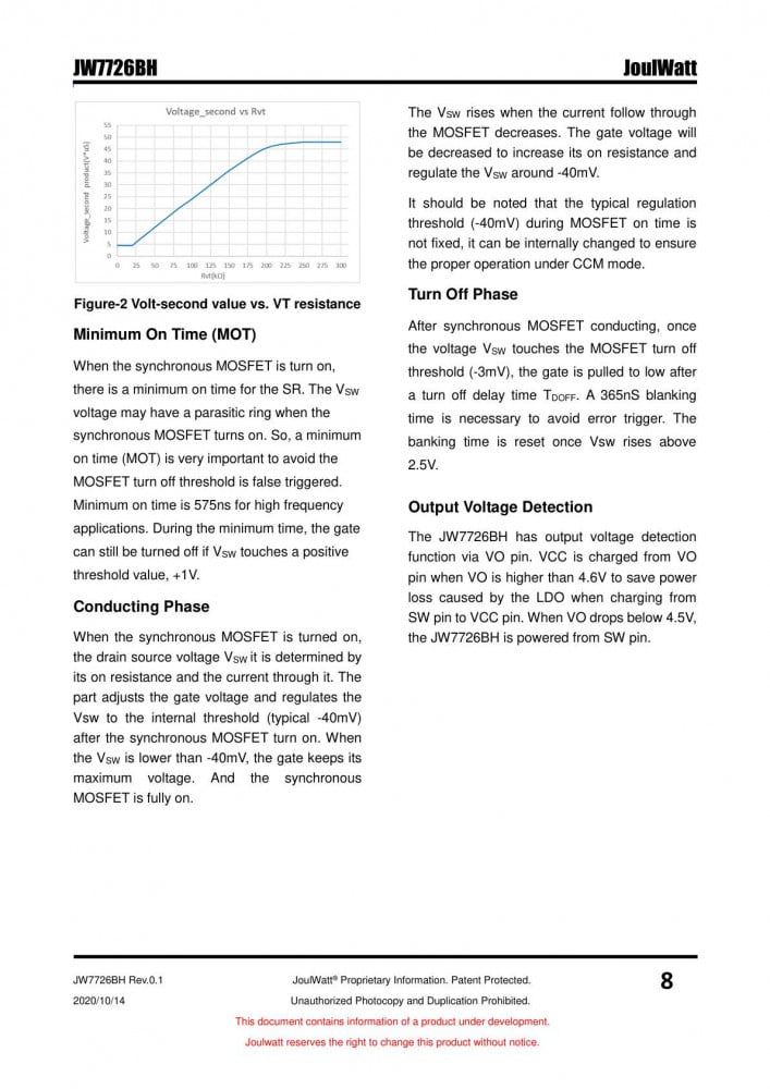 JW7726BH datasheet page 8