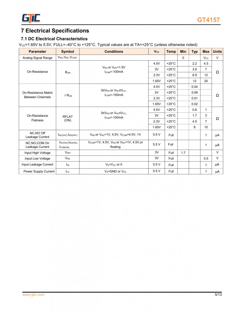 GT4157S6 datasheet page 6