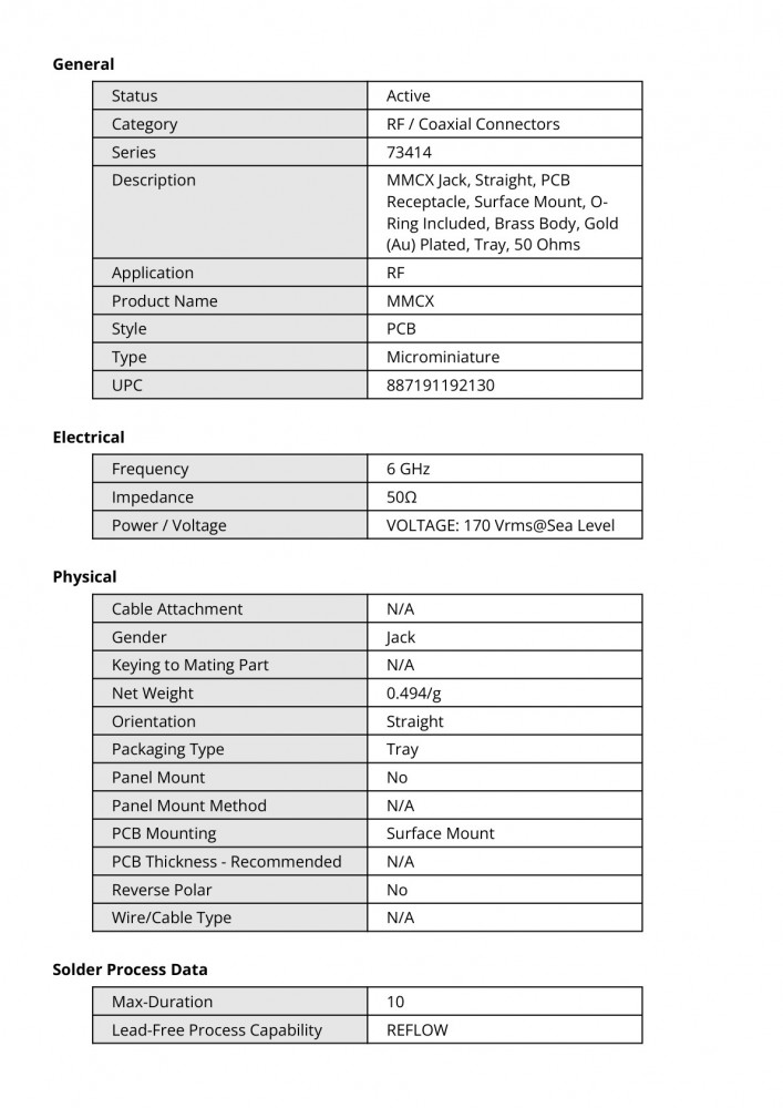 MOLEX 734146220 product document image 2