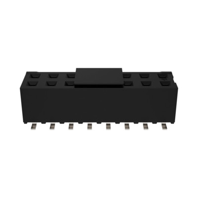 Milli-Grid Vertical Receptacle, 2.00mm Pitch, Dual Row, Surface Mount, Top/Bottom Entry, with Cap, Tube, 0.38µm Gold (Au) Plating, 16 Circuits, Lead-Free for sale