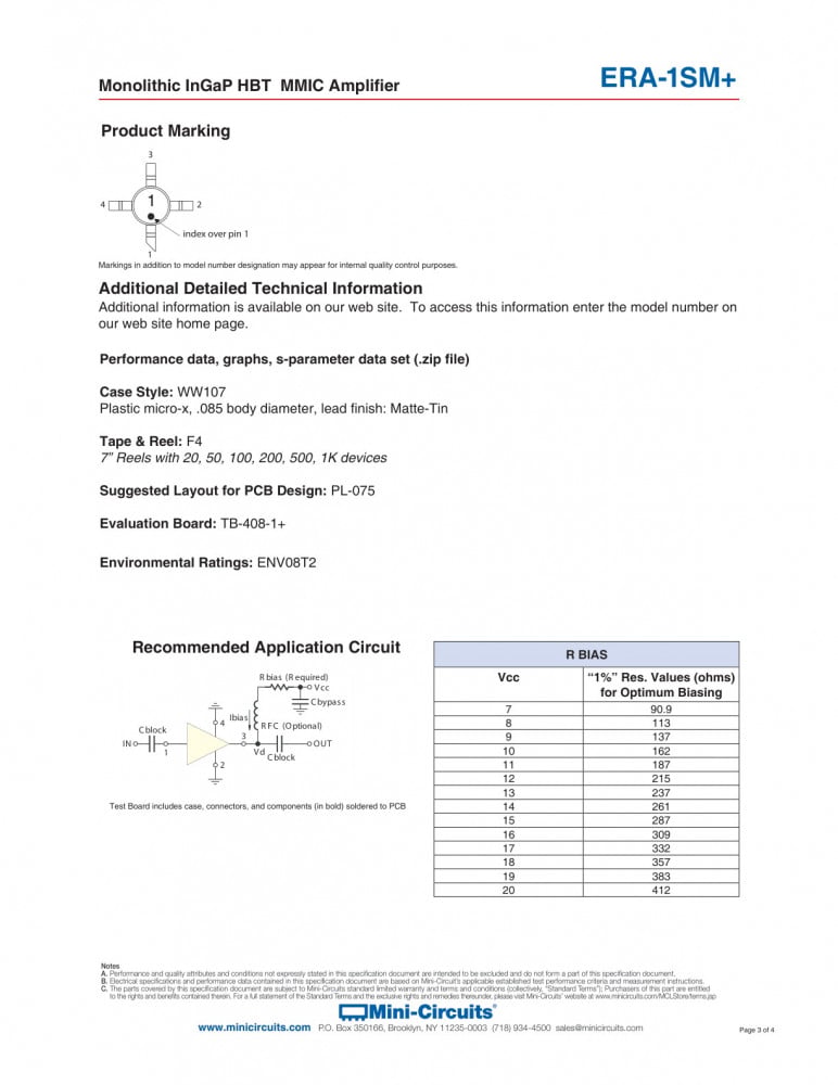 ERA-1SM+ technical document page 3