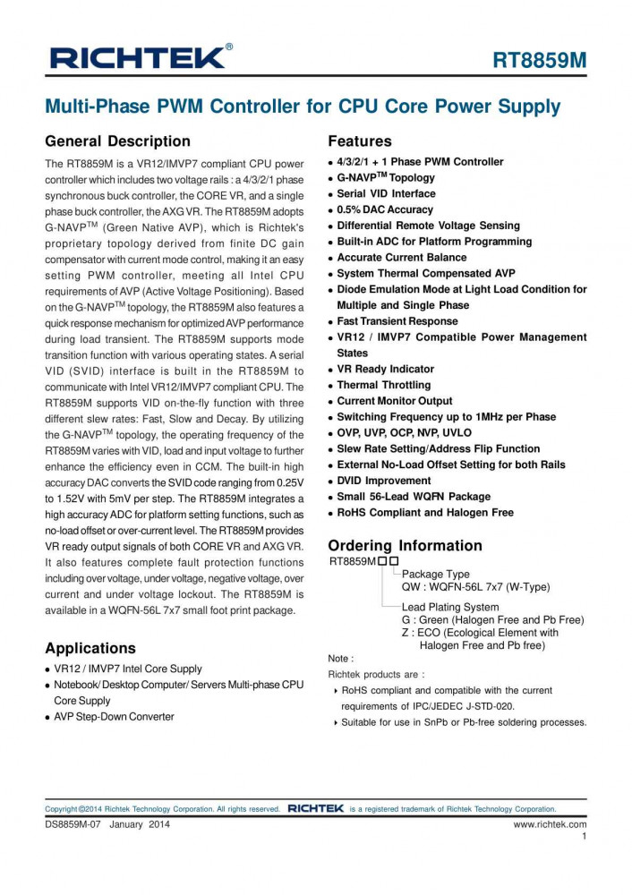 RT8859M technical document page 1