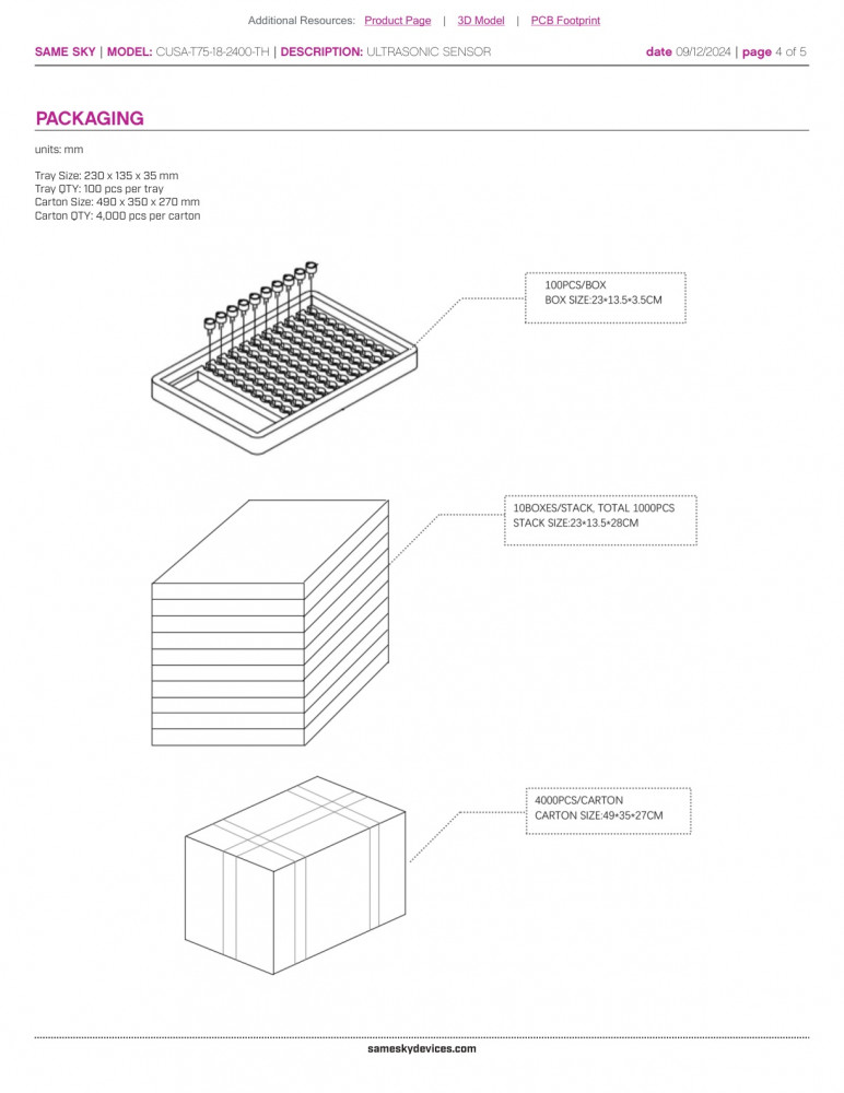 CUSA-T75-18-2400-TH technical document page 4