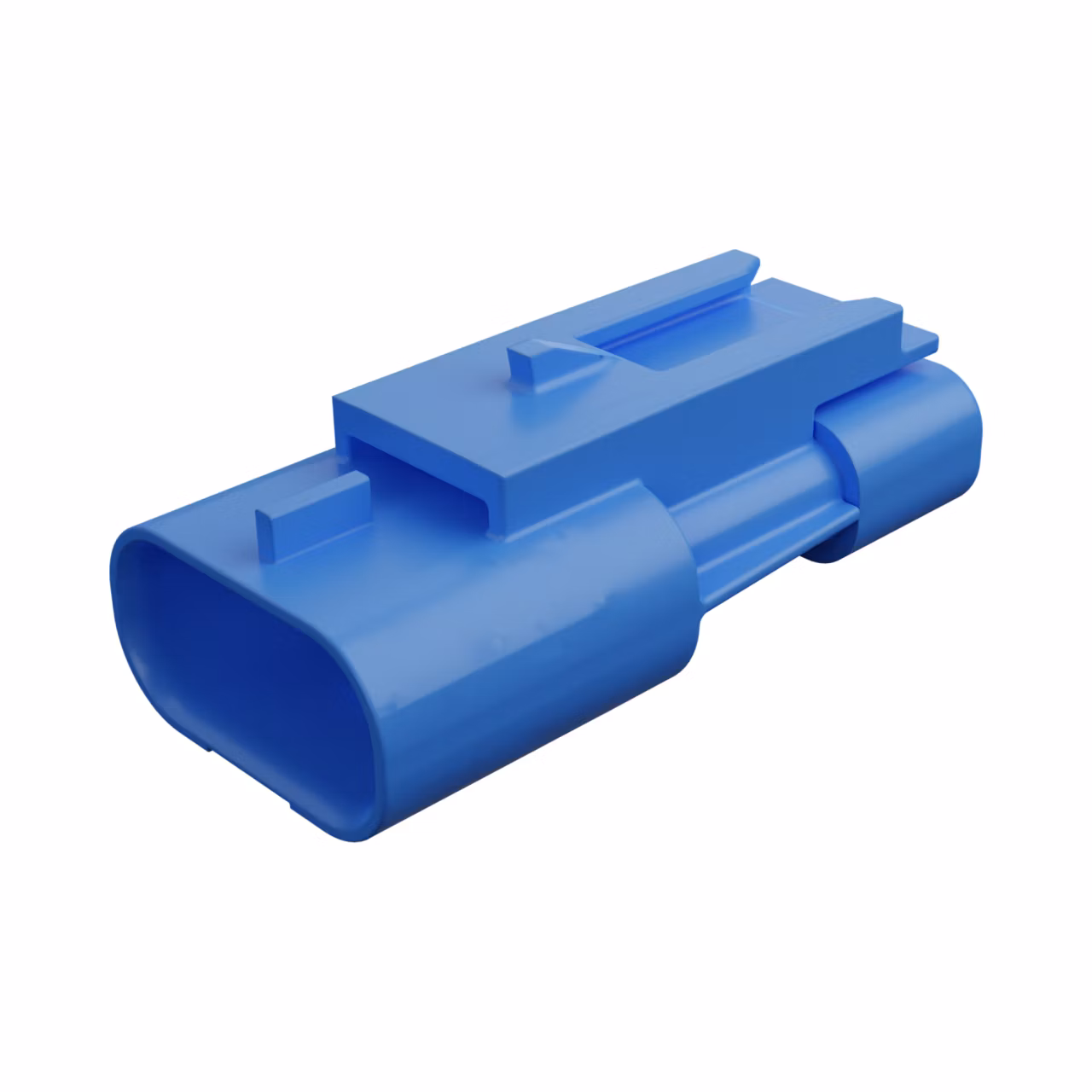 Squba Sealed Plug Assembly with Clipslot, 1.80mm Pitch, Single Row, 6 Circuits, Blue for sale