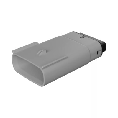 MX150 Mat-Sealed Male Connector Assembly, Single Row, 6 Circuits, Keying  Option D, Stone Gray for sale