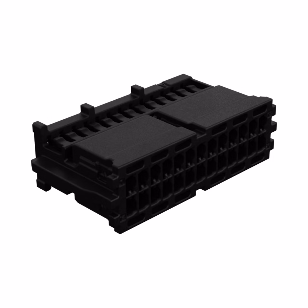 MX-DaSH 6.3/4.8K Terminal Receptacle Cartridge, 3 Circuits, Keying Option B, Natural (White)