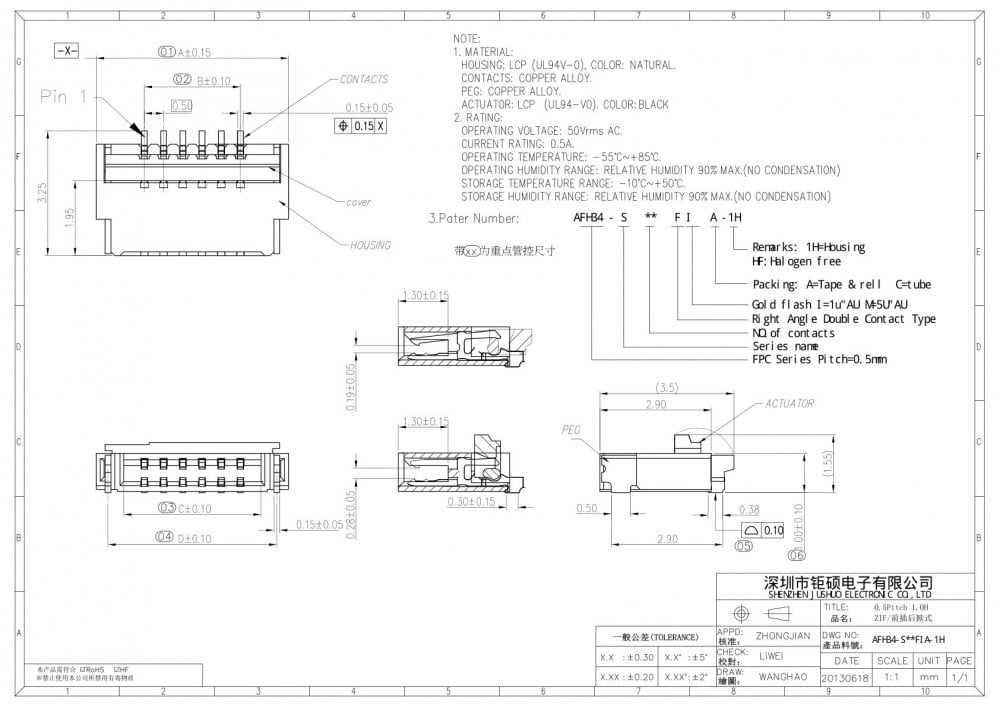 AFH34-S06FIA-1H datasheet page 1
