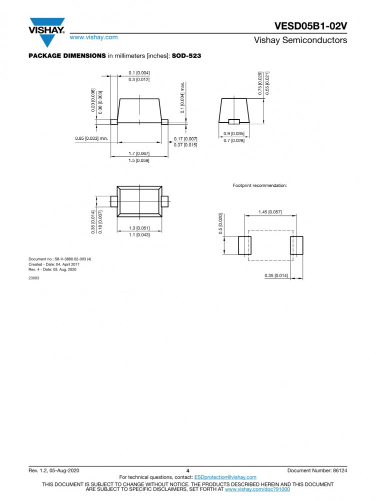 VESD05B1-02V datasheet page 4