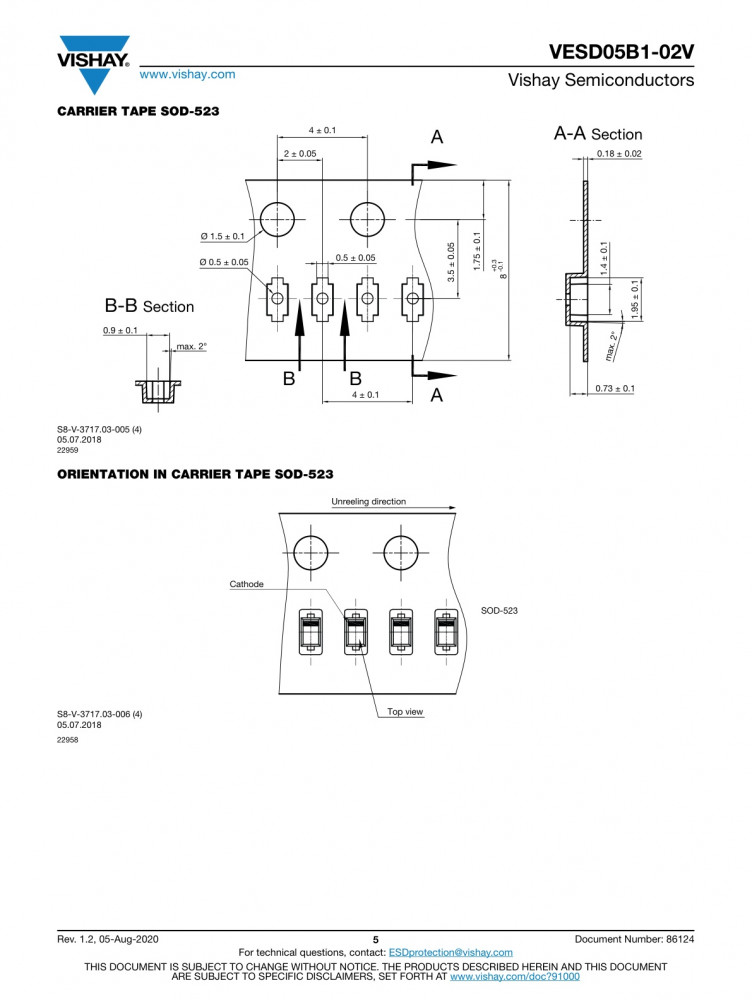 VESD05B1-02V datasheet page 5