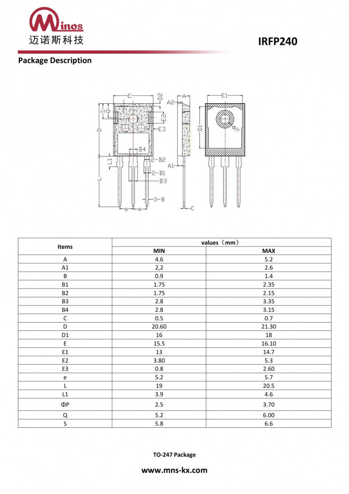 IRFP240 datasheet page 10