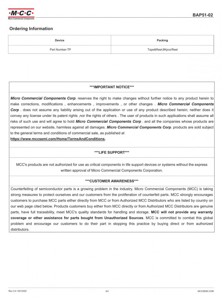 BAP51-02-TP datasheet page 4