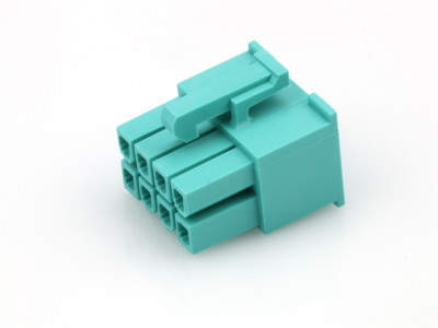 Mini-Fit Versa Color Receptacle Housing, Dual Row, Nylon 6/6 UL 94V-0, 8 Circuits, Glow-Wire Capable, Green for sale