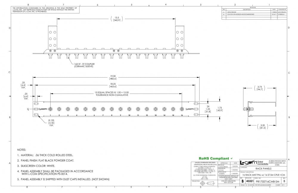 PR175ST16CMB-SM technical document page