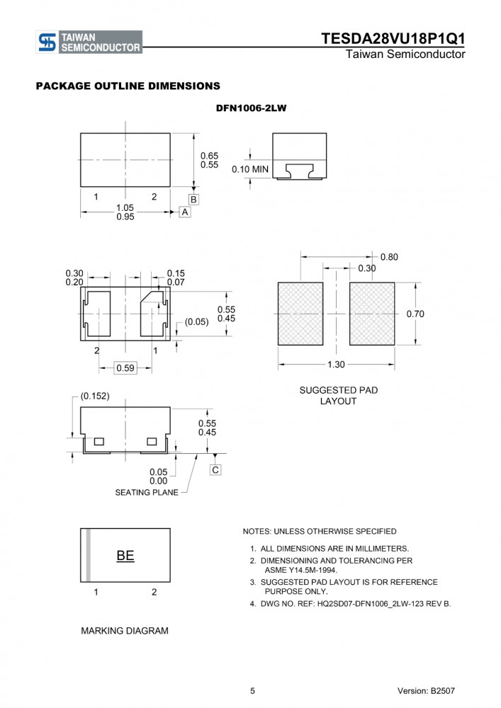 TESDA28VU18P1Q1 technical document page 5