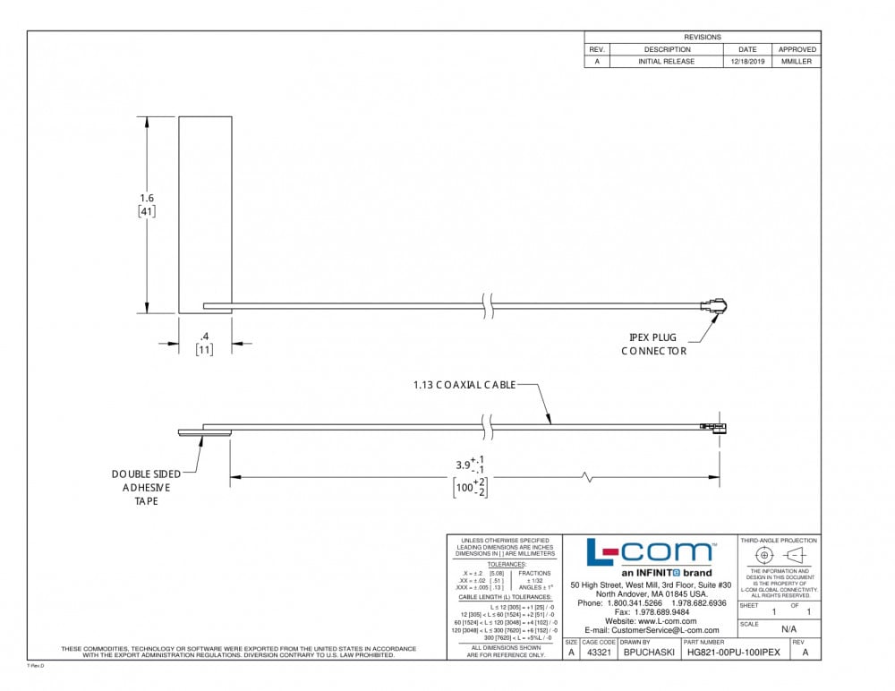 L-com HG821-00PU-100IPEX technical document preview