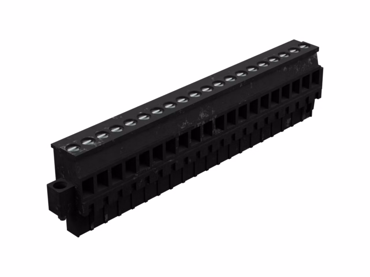 5.00mm Pitch Eurostyle Vertical Plug, with Retention Screws and Reverse Imprinting, Front Wire Entry, Black, 20 Circuits for sale