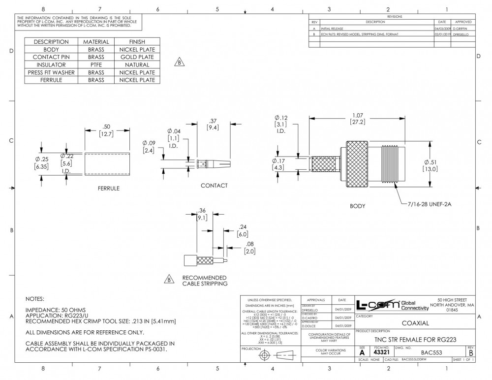 BAC553 technical document preview