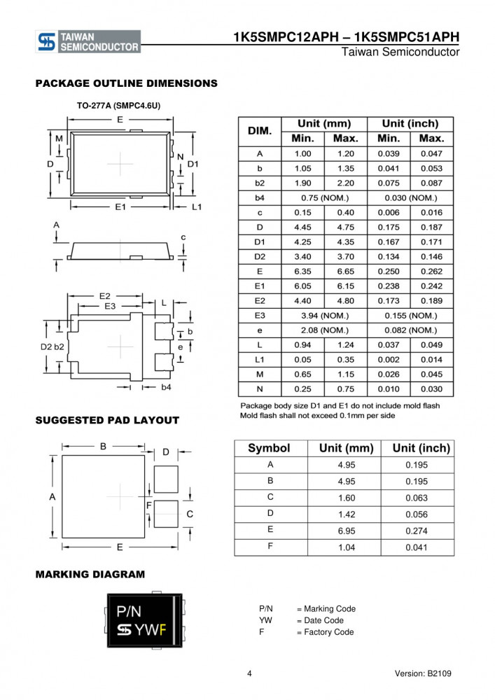 1K5SMPC27APH technical document page 4