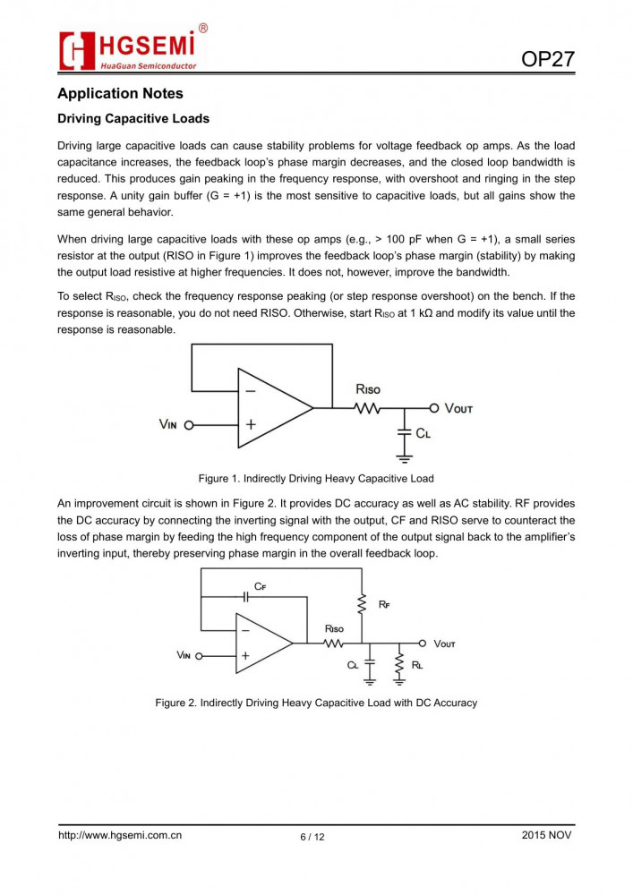 OP27CM/TR datasheet page 6